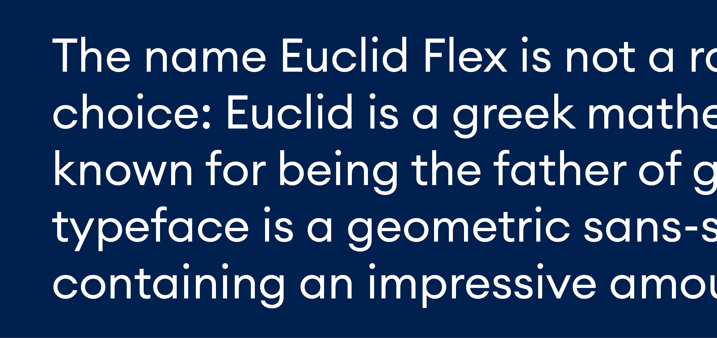 Euclid - Swiss Typefaces
